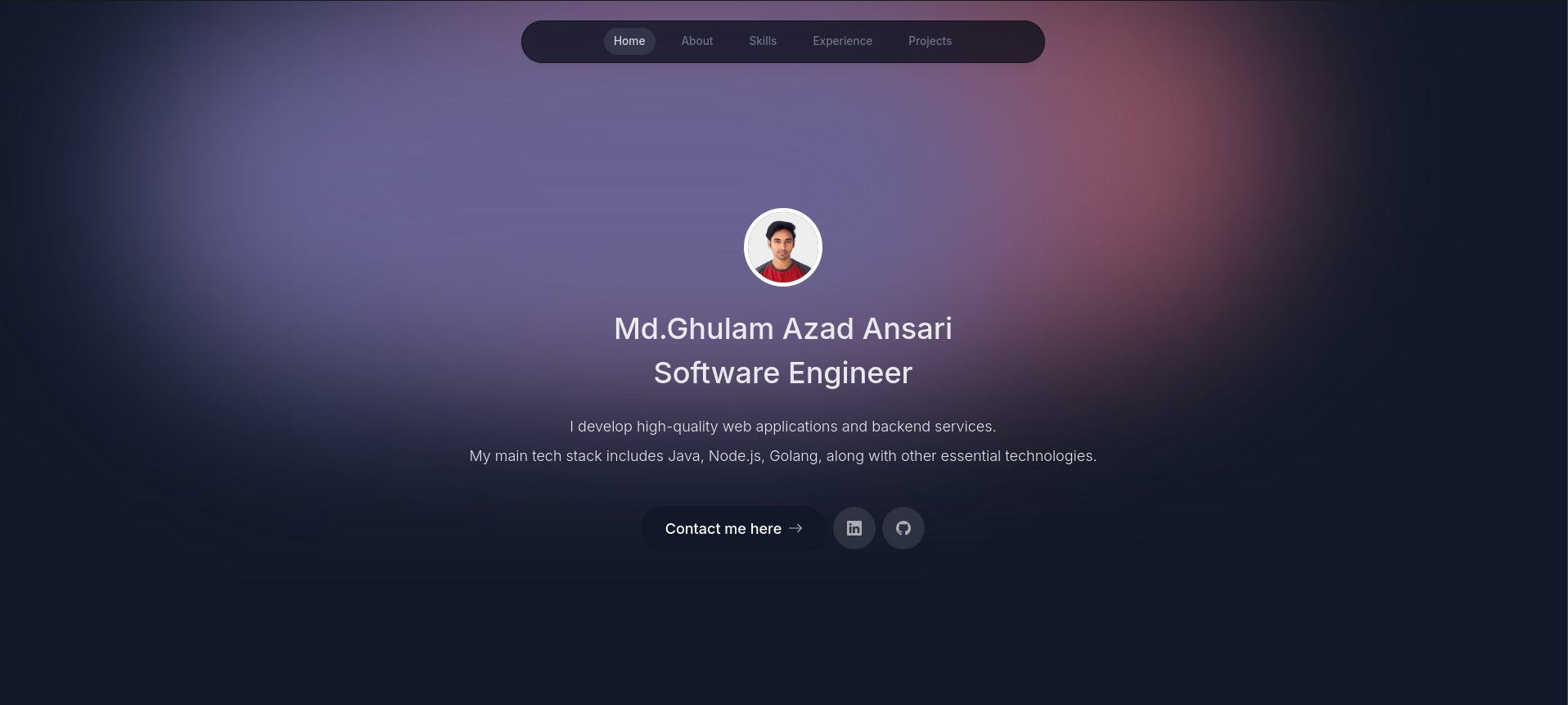 Muhammad Ghulam Azad Ansari | Portfolio